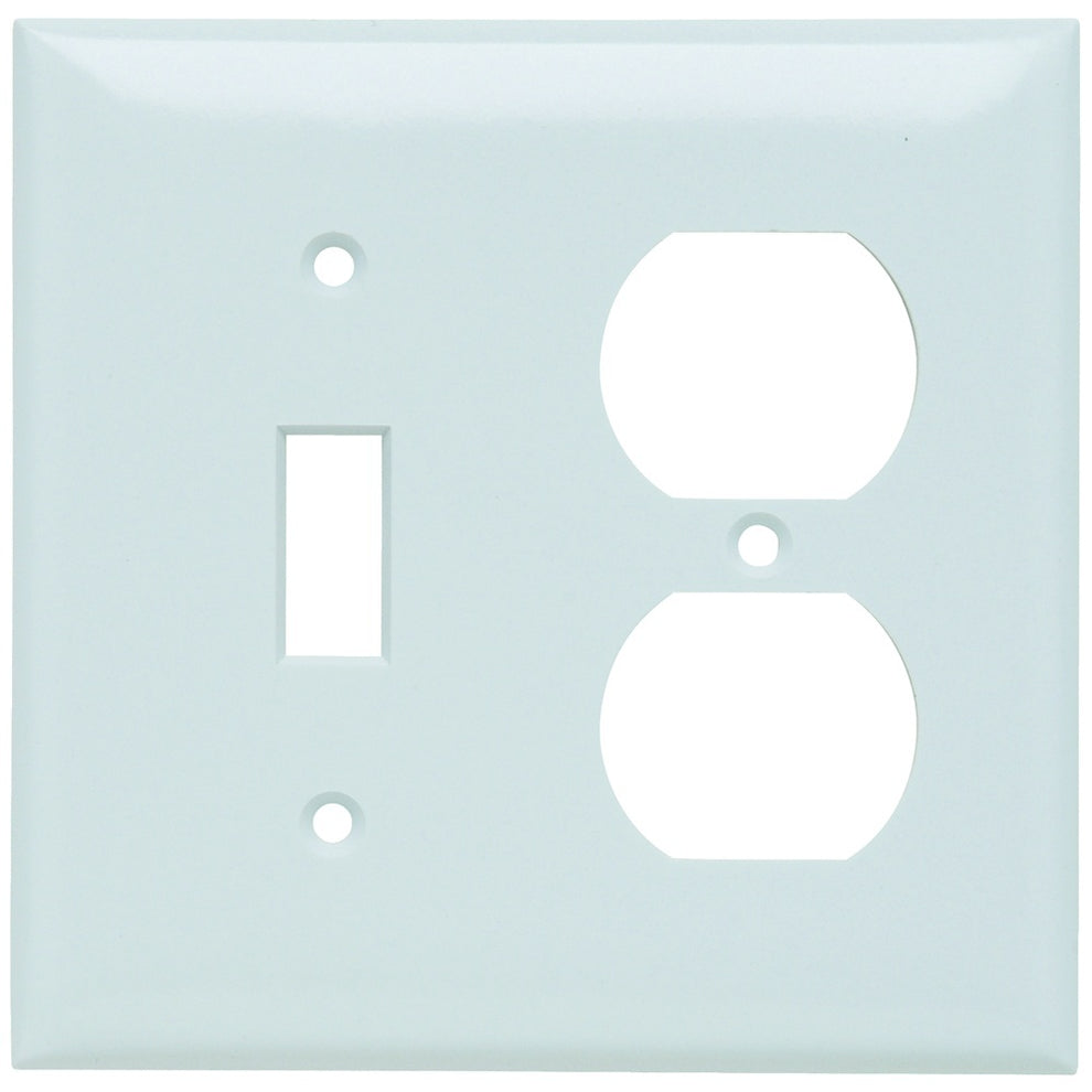 TAPA PARA TOMA + SWITCH BLANCA TP18W – Electrisa