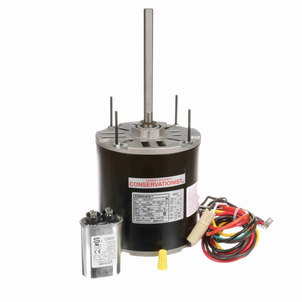 MOTOR EVAP 1F 3/4HP 1075RPM 48 2SP 480V BDH1076 – Electrisa