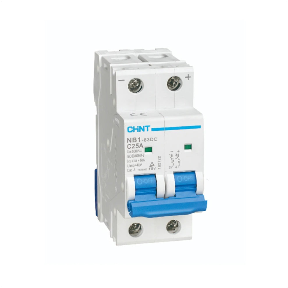 BREAKER DC 25A 2P DC500V G NB1-63DC – Electrisa