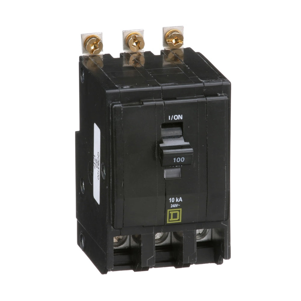 BREAKER QOB 100A 3P 10KA@120/240V QOB3100 – Electrisa