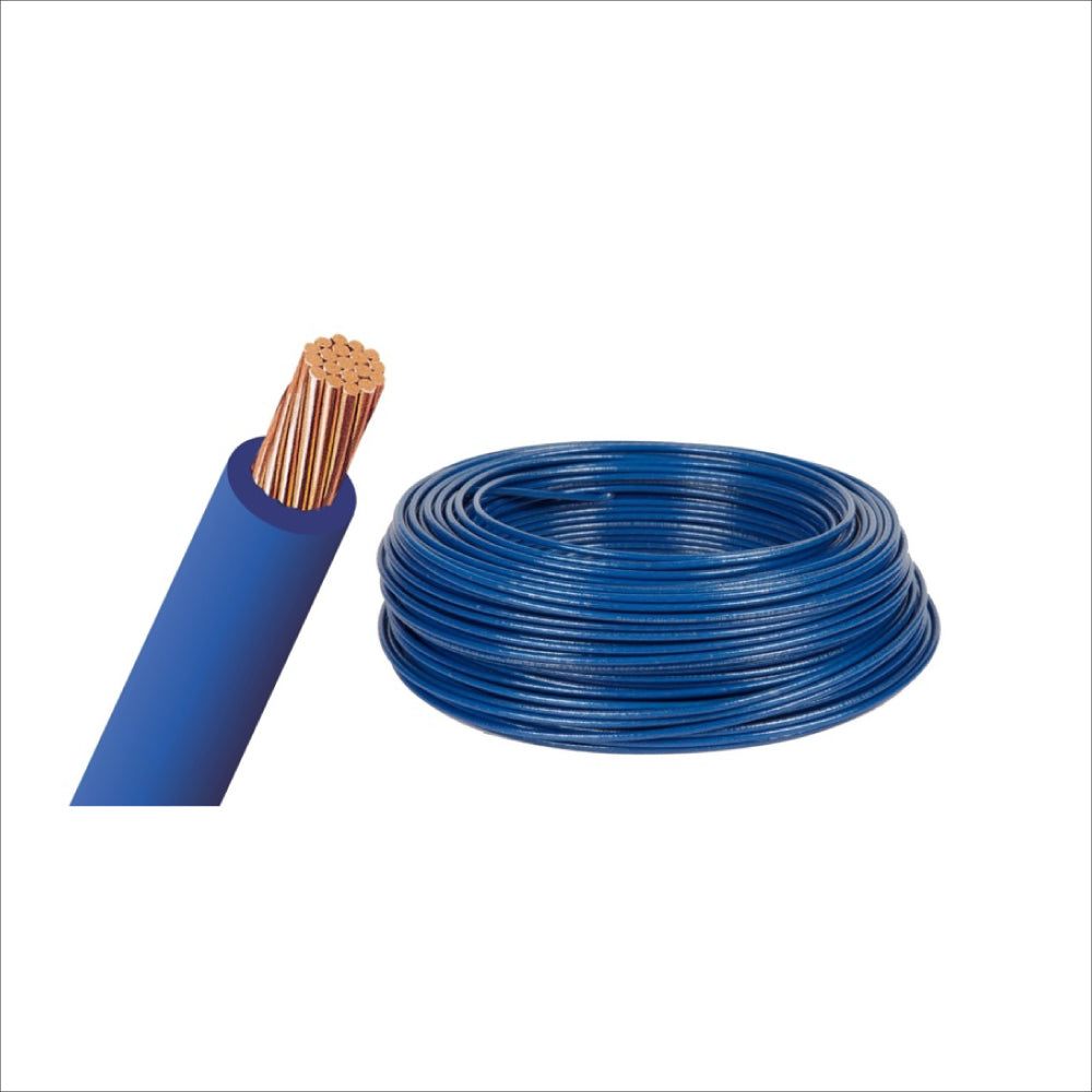 ROLLO CABLE 152.4M #2 AZUL – Electrisa